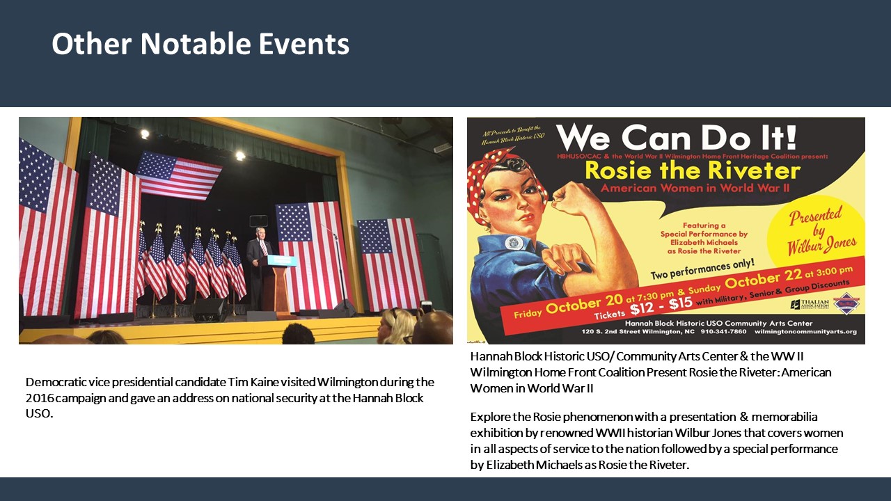 Hannah Block Historic USO History - Then and Now - Wilmington Community ...